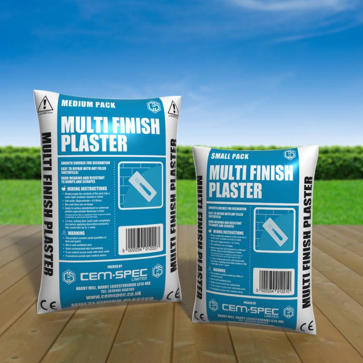 Multi-Finish Plaster Mix - 5 & 10kg