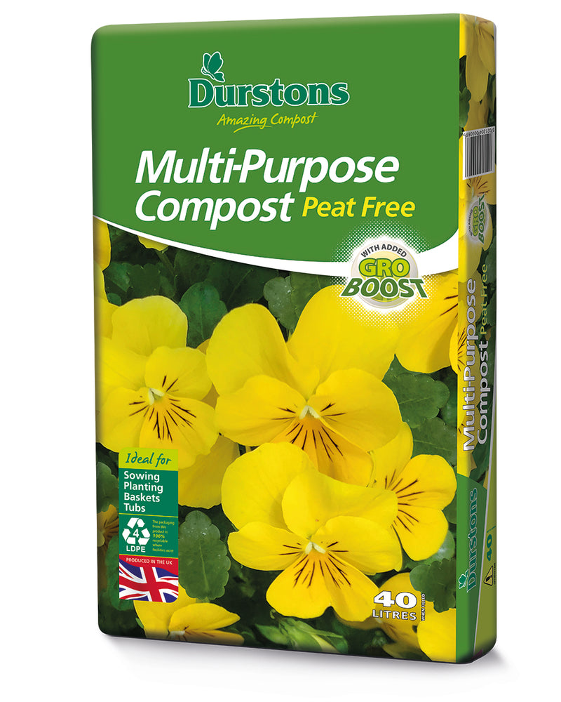 Durstons Peat Free Multi Purpose Compost 40L (LOCAL PICKUP / DELIVERY