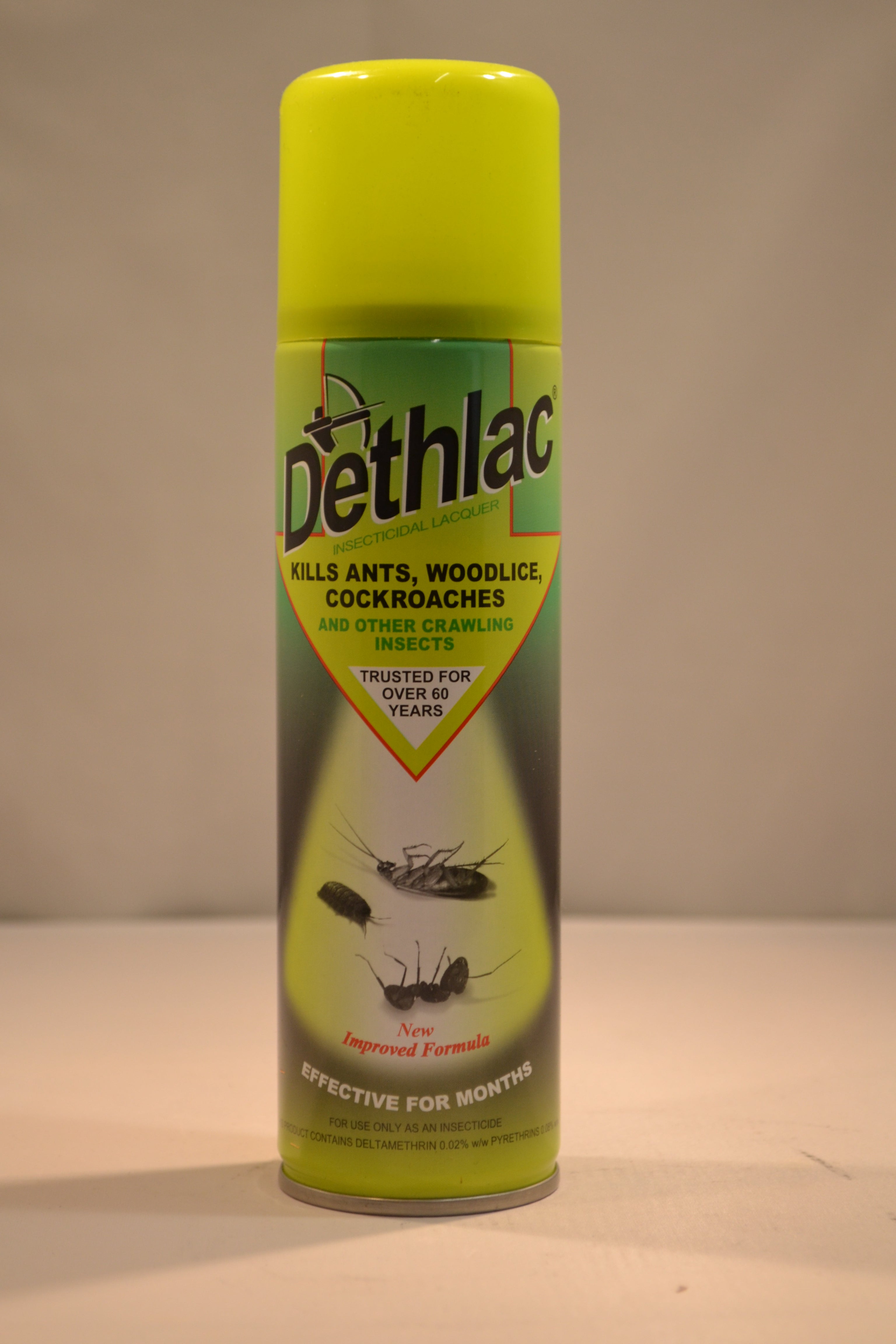 Dethlac - Insecticidal Lacquer - Kills Ants Woodlice, Cockroaches and