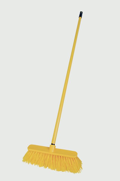 Robert Scott - Yellow Soft Deluxe Broom - Soft - 10" (LOCAL PICKUP / D