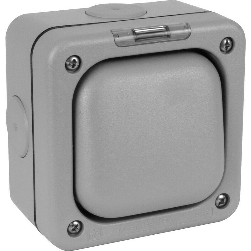 MK IP66 Masterseal Plus Switches 10A 1 Gang SP 2 Way